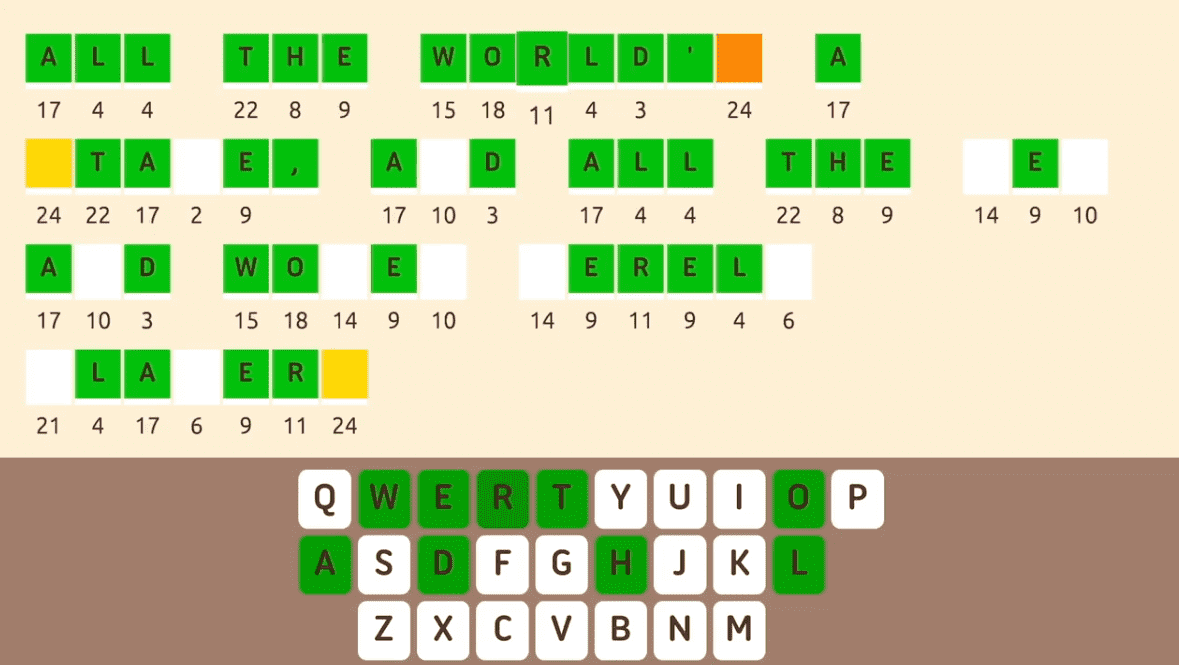 Cryptograms - Play the Online Puzzle at Coolmath Games